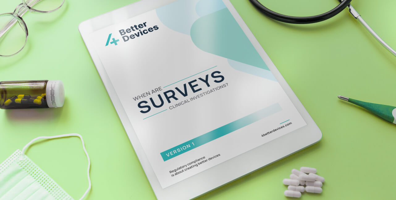 When are surveys clinical investigations? | Evidence
