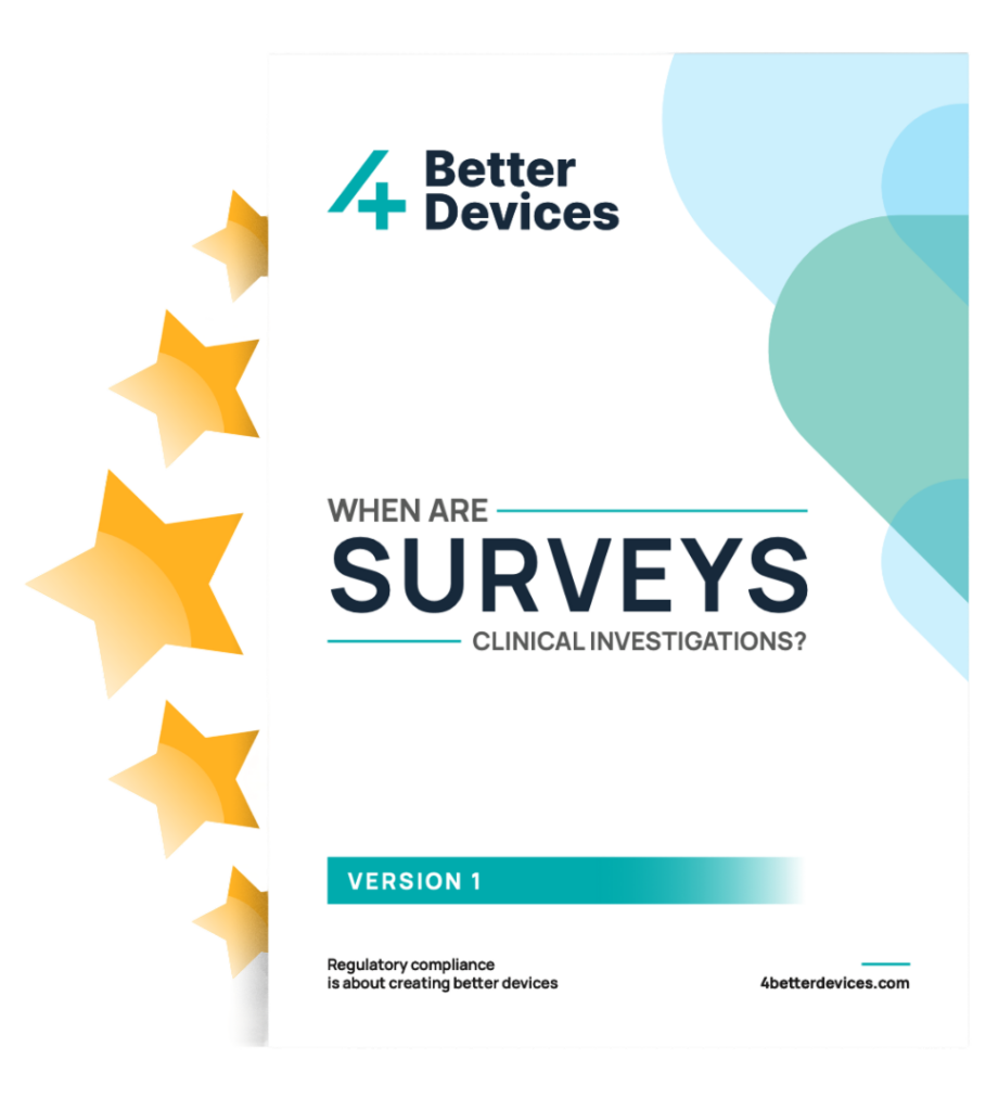When are surveys clinical investigations | Evidence